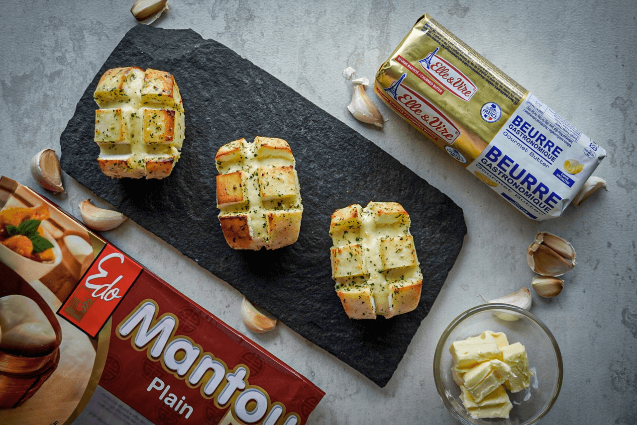 Korean Garlic Mantou - Recipe Idea | Edo Food Indonesia